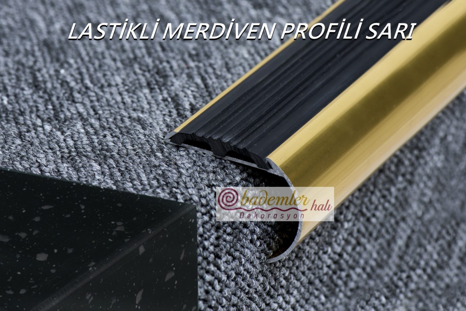 Aluminyum Merdiven Köşe L Halı Profili | Halı Profilleri