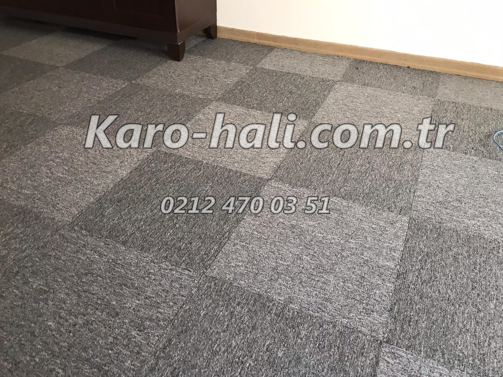 Ofis Halısı Dayanıkl Karo Halı | Kare Halı Zemin Kaplama Haliflex