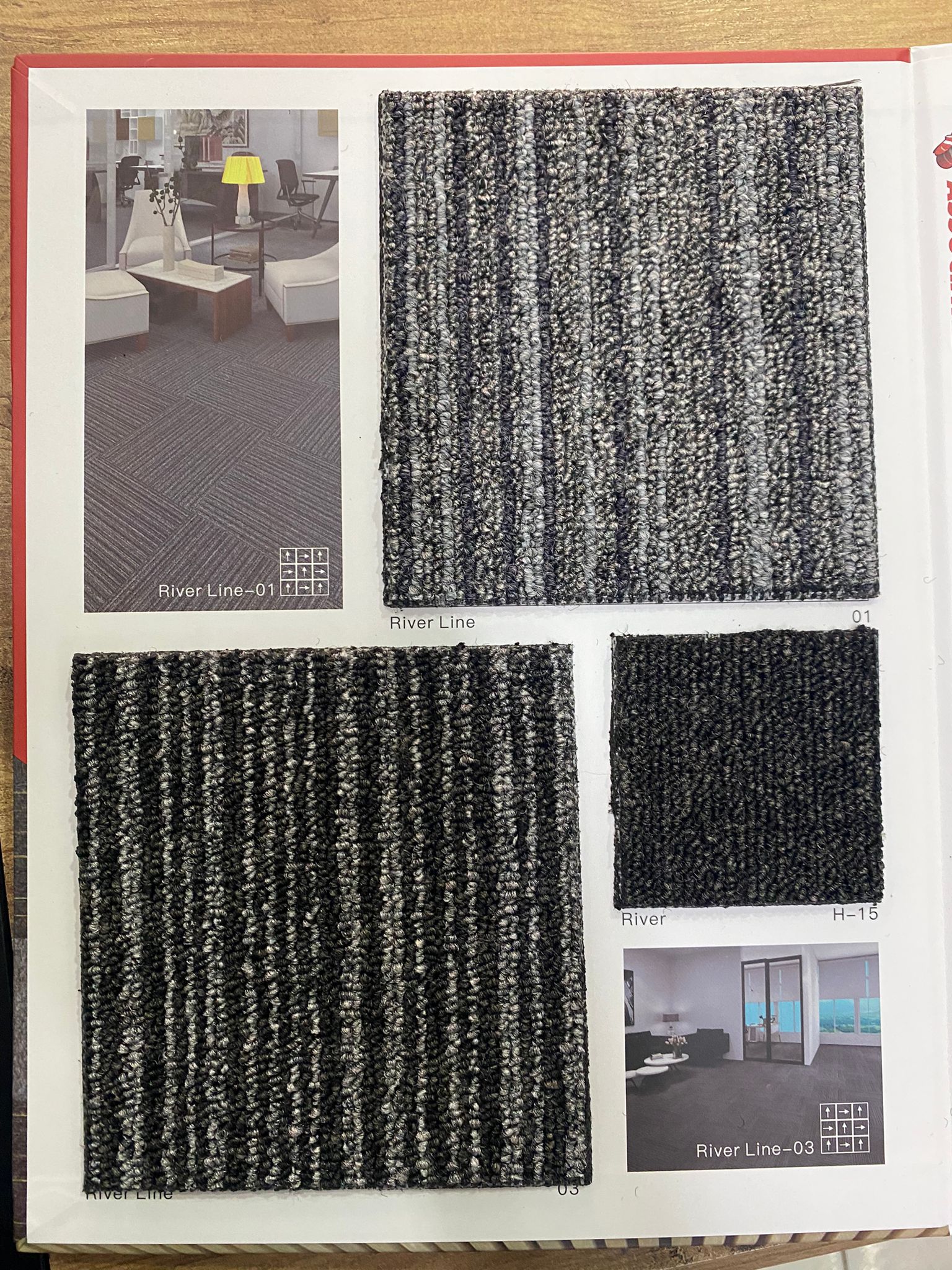 Associated Carpets River-River Line Karo Halı ofis halısı